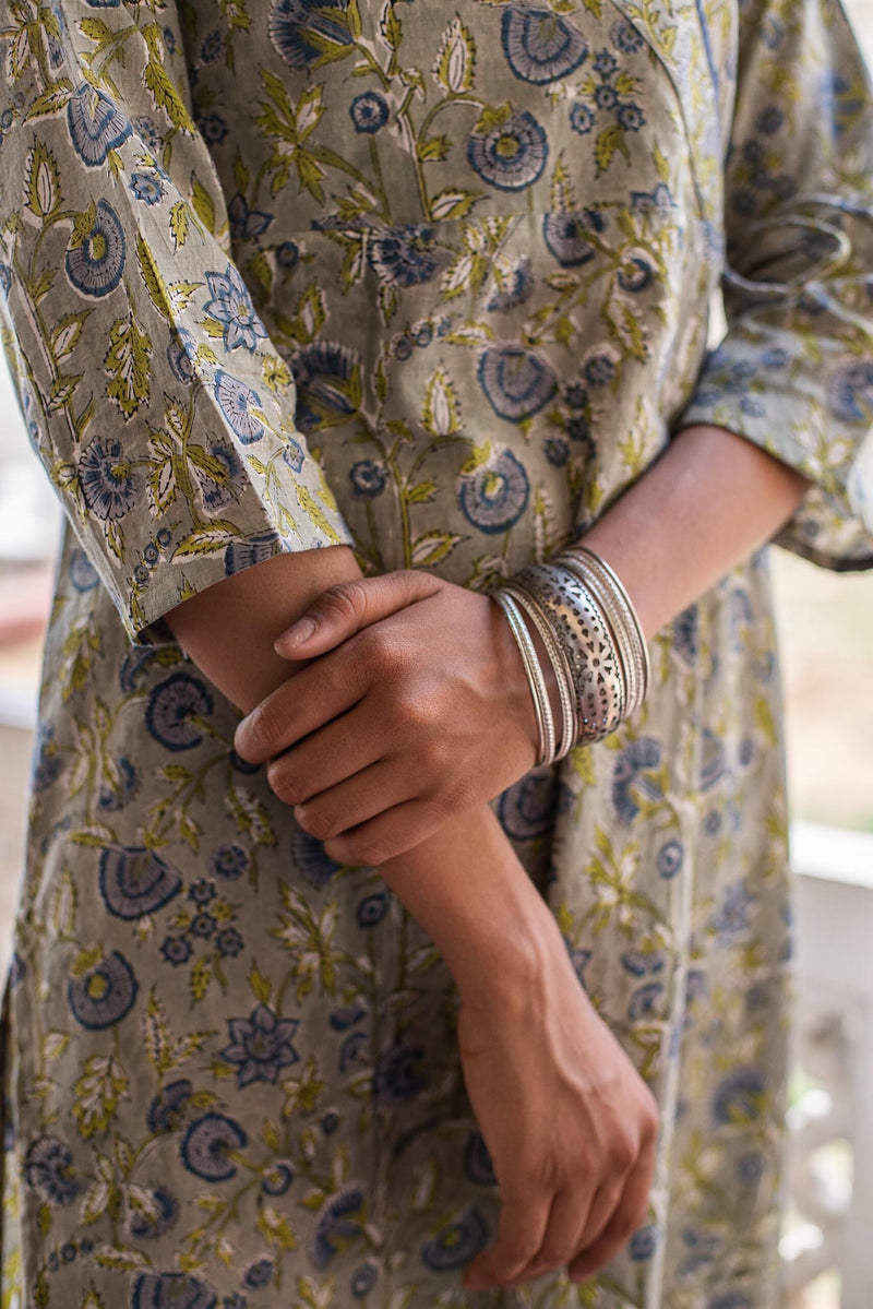 Mossery Fern Angrakha Kurti – Ethnic Rajasthan