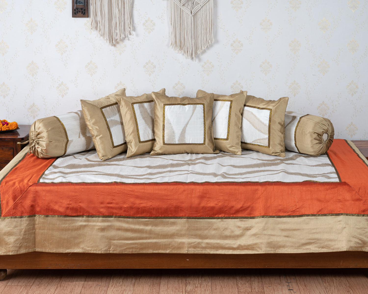 Buy block print handmade Diwan Set from jaipur rajasthan online ...